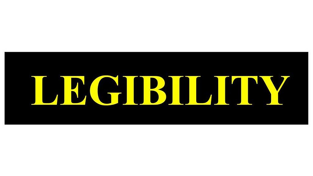 Legibility - Typography - AQA - GCSE Art and Design Revision - AQA ...