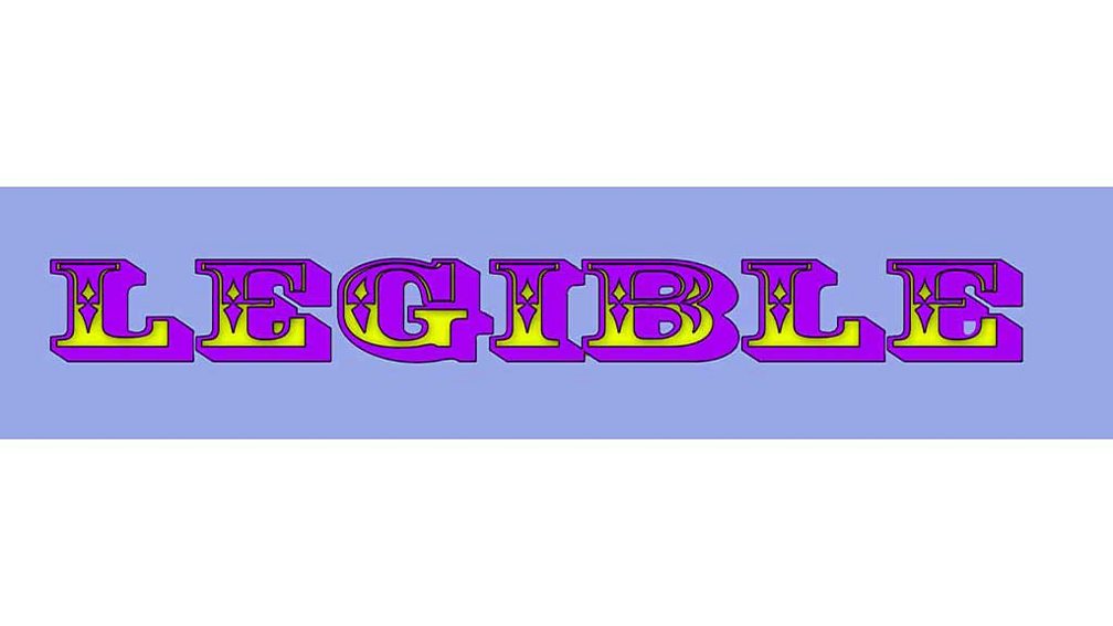 Legibility - Typography - AQA - GCSE Art and Design Revision - AQA ...