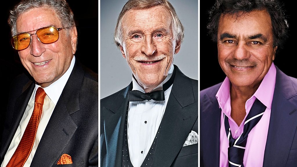 Front Row - Tony Bennett, Johnny Mathis, Bruce Forsyth and Jack Jones ...