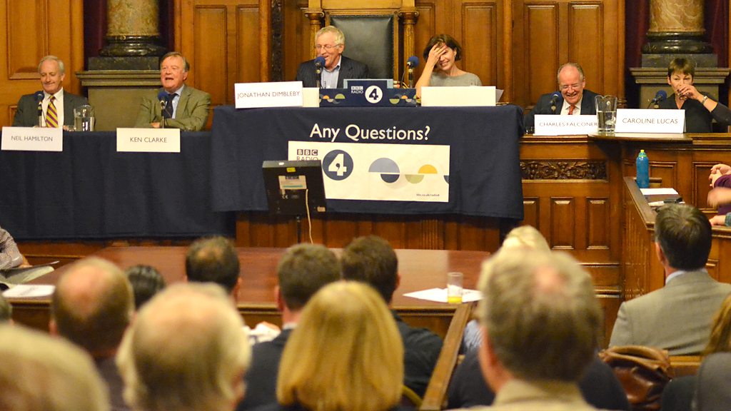 Any Questions? - Ken Clarke, Lord Falconer, Caroline Lucas, Neil ...