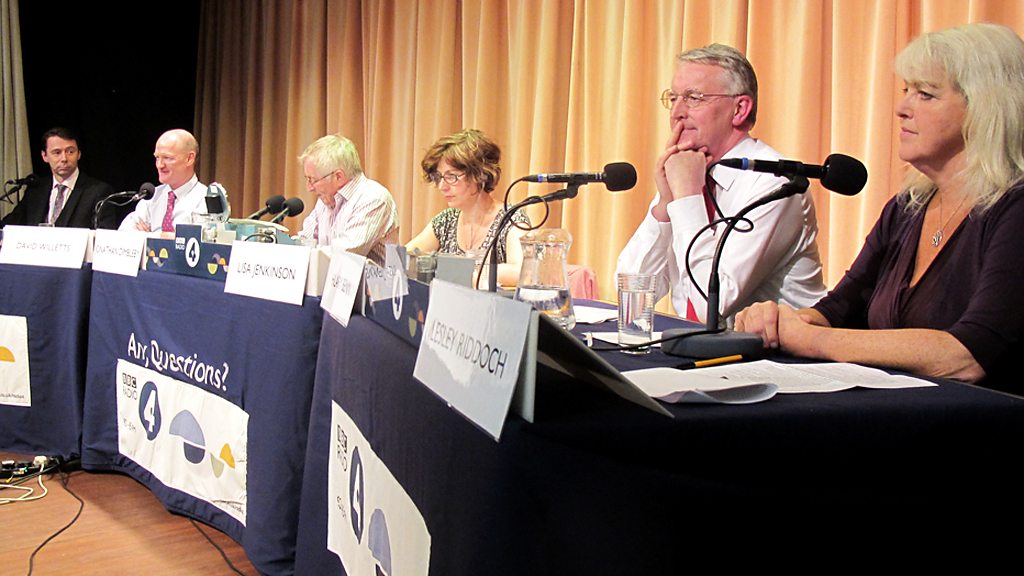 Any Questions? - David Willetts, Hilary Benn, Lesley Riddoch, Mark ...