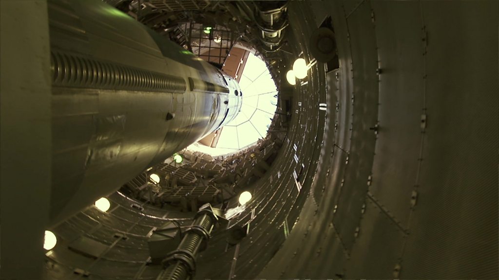 O impressionante interior de uma base de lançamento de armas nucleares ...