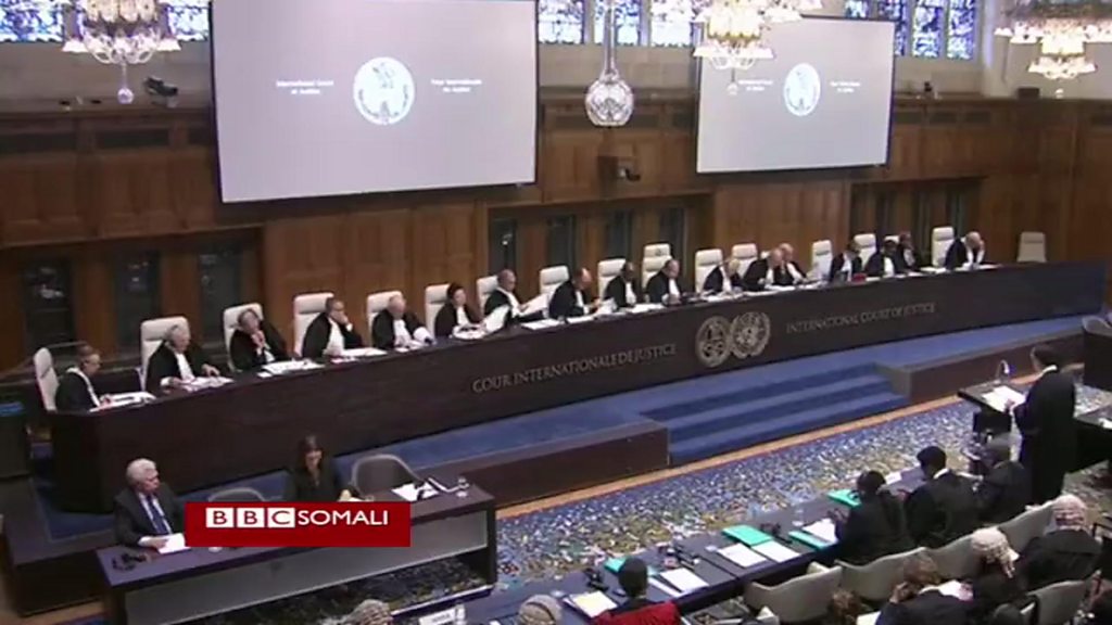 Maxkamadda ICJ oo go'aamisay siday Soomaaliya rabtay - BBC News Somali