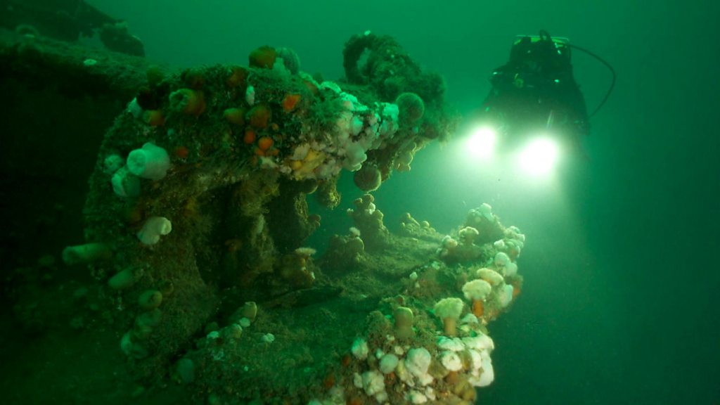 Scapa Flow wrecks recorded in interactive maps - BBC News