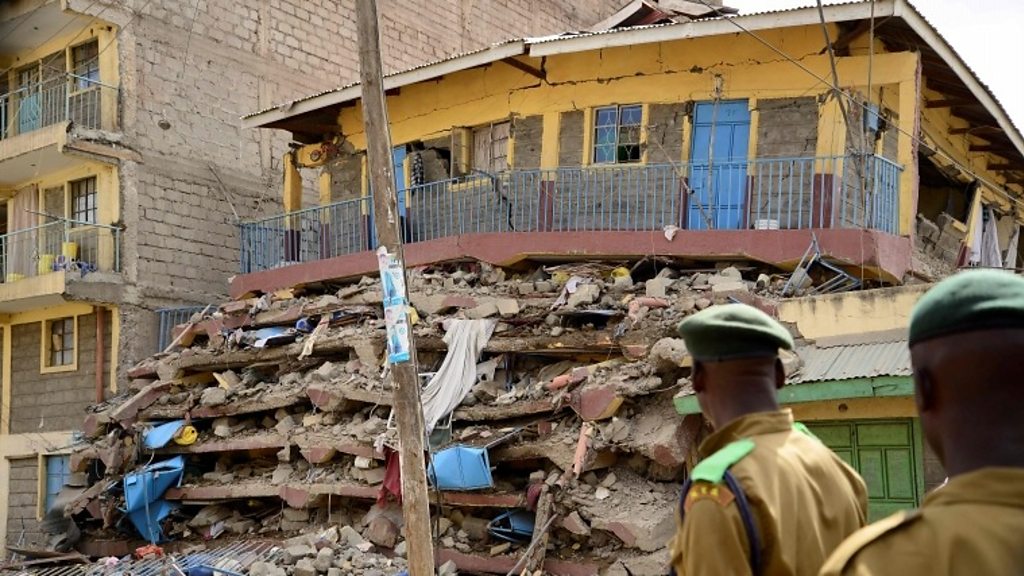 Nairobi building collapse: People missing as residents join search ...