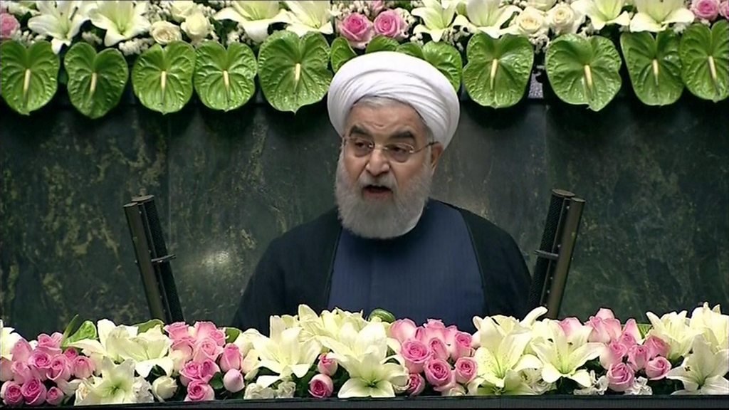 Iran nuclear deal: Rouhani warns US against 'political suicide' - BBC News Iran nuclear deal: Rouhani warns US against 'political suicide' - BBC News