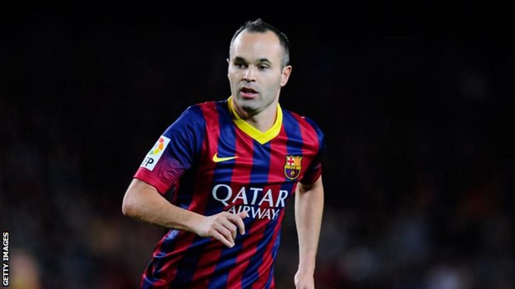 Andres Iniesta: Barcelona captain sign 'lifetime contract' with di La ...