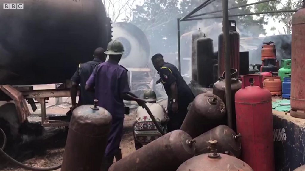 Nasarawa State filling station fire explosion don kill pikin don die ...