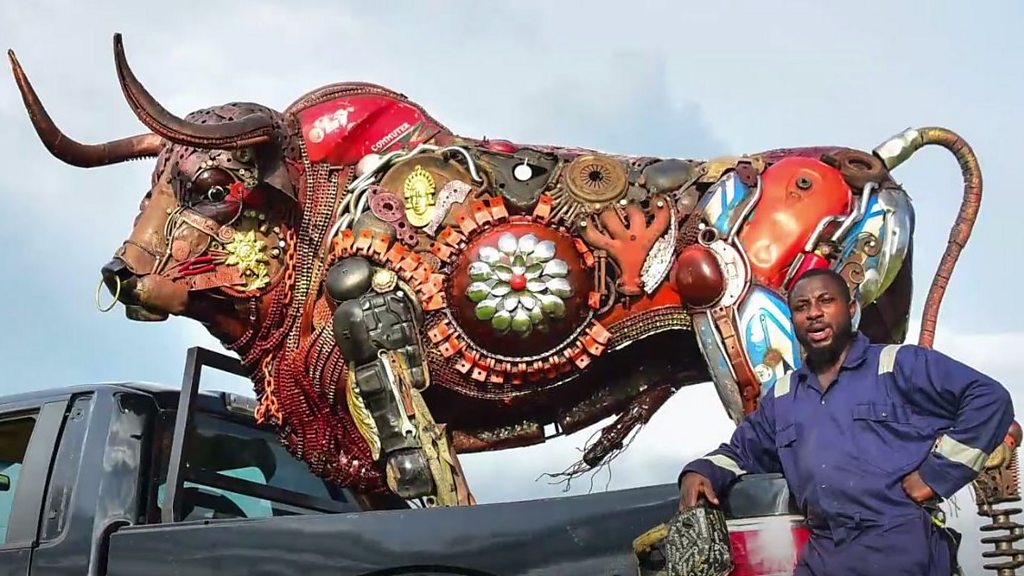 Dotun Popoola: Di Nigerian ‘metal-bender’ - BBC News Pidgin