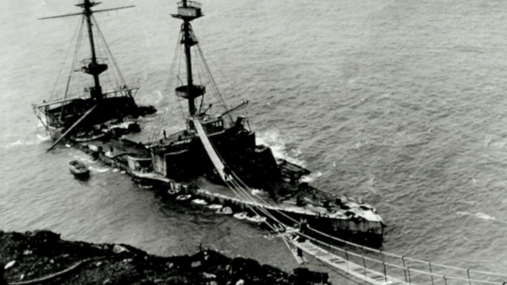 HMS Montagu: Battleship wreck given protected status - BBC News
