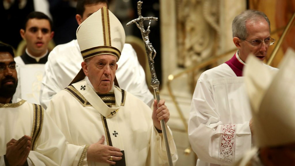 Newsday - Pope Francis celebrates The Midnight Christmas Mass in the ...