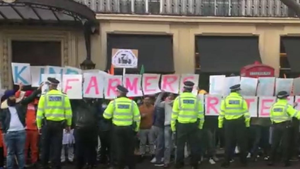 Farm Protest: ਕਿਸਾਨ ਅੰਦੋਲਨ ਦੀ ਹਮਾਇਤ ਵਿੱਚ ਲੰਡਨ ਦੀਆਂ ਸੜਕਾਂ ’ਤੇ ਕੱਢੀ ਗਈ ...
