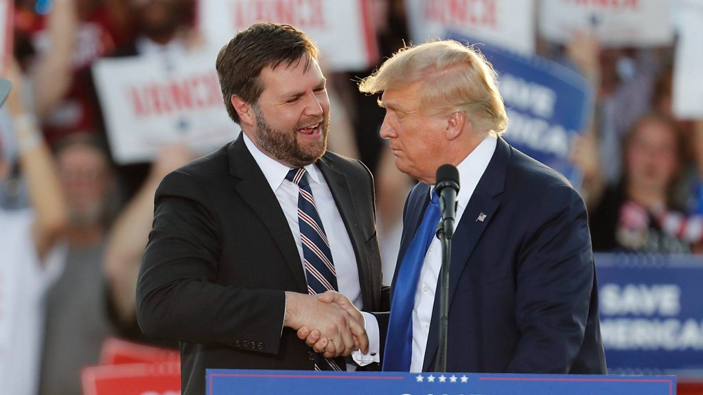 Newsday - New face of Trumpism wins party vote in key race - BBC Sounds