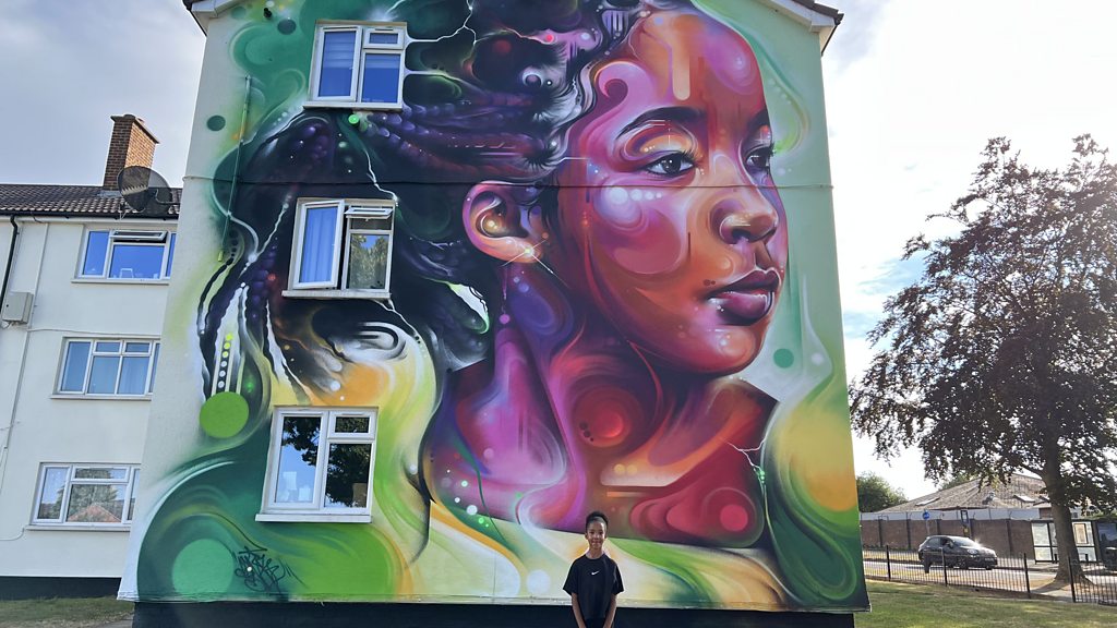 Mark Cummings - Nine-year-old Nylah gets her own mural after BLM poem ...