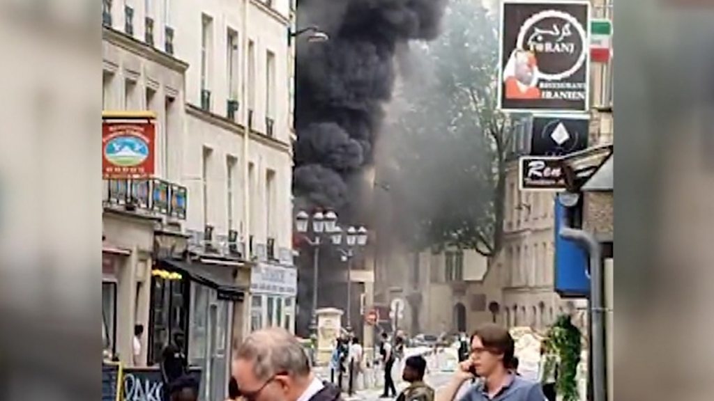 Explosions Paris Now Watch: Plume Of Black Smoke Over Parisian Skyline