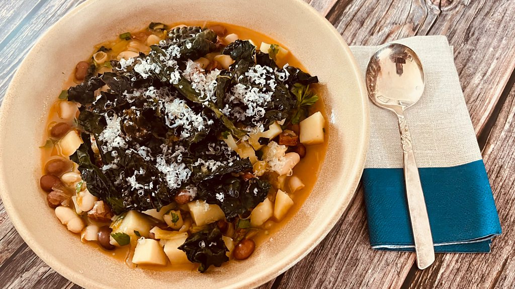 Cooking with Paula McIntyre - Potato, Bean and Chorizo Stew with Crispy ...