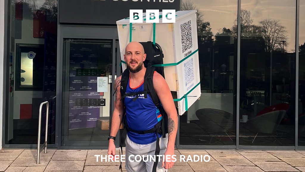 Marathon training with a fridge on his back - BBC Sounds