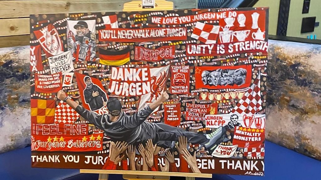 Total Sport Merseyside - Artist and Liverpool fan, Abigail Rudkin ...