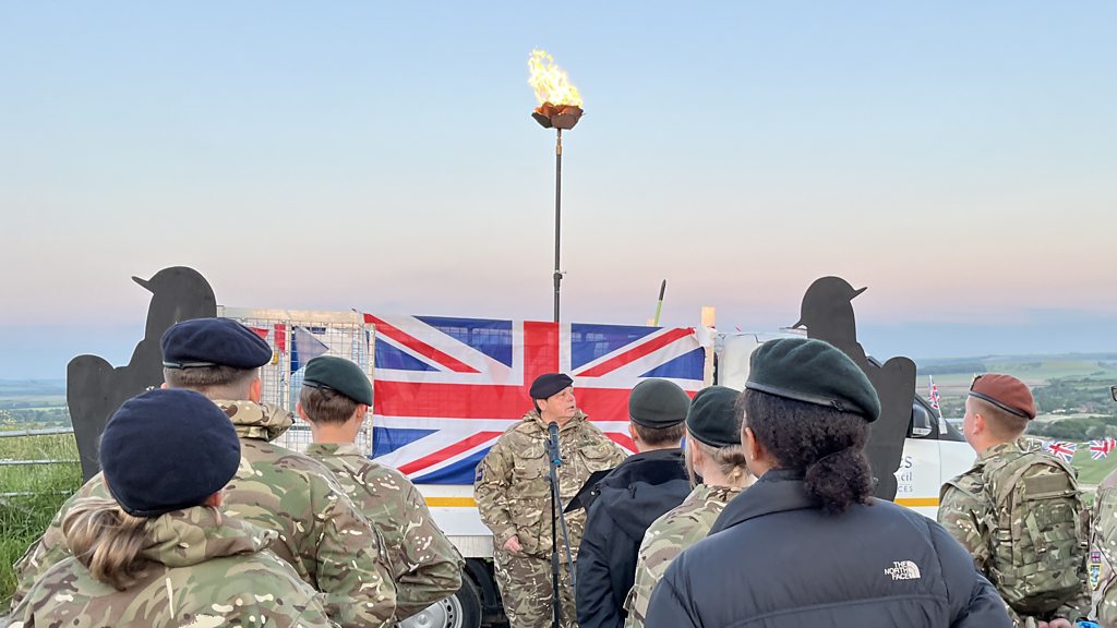 Ben Prater - Devizes: D-Day veterans honoured at beacon lighting ...