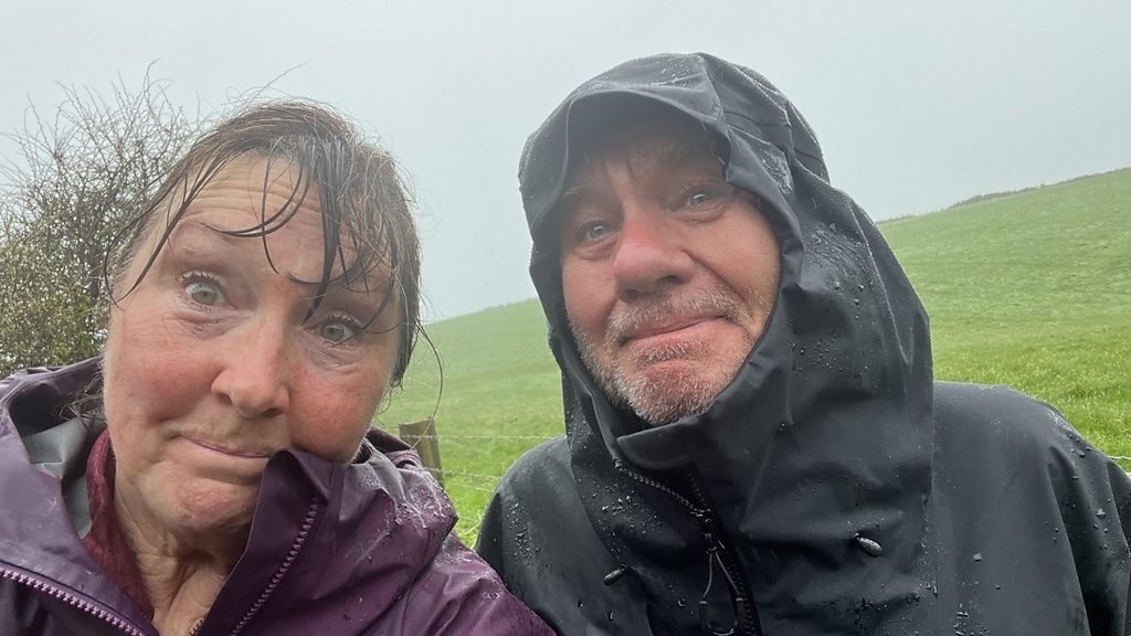 Andy Collins - Milton Keynes couple walk from Land's End to John o ...