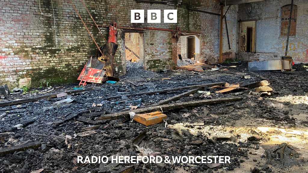 Exclusive look around Kidderminster fire wreckage - BBC Sounds