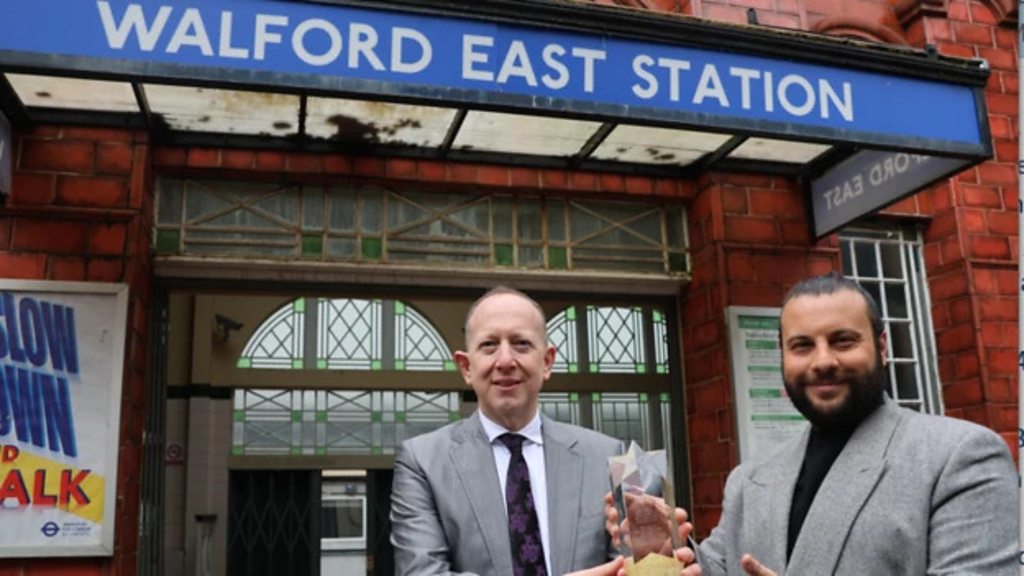 Andy Collins - Hertsmere Borough Council presents special award to ...