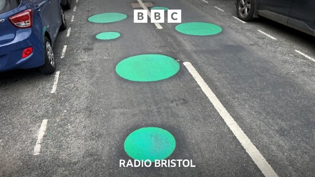 What are the mysterious green spots on a Bristol street? - BBC Sounds
