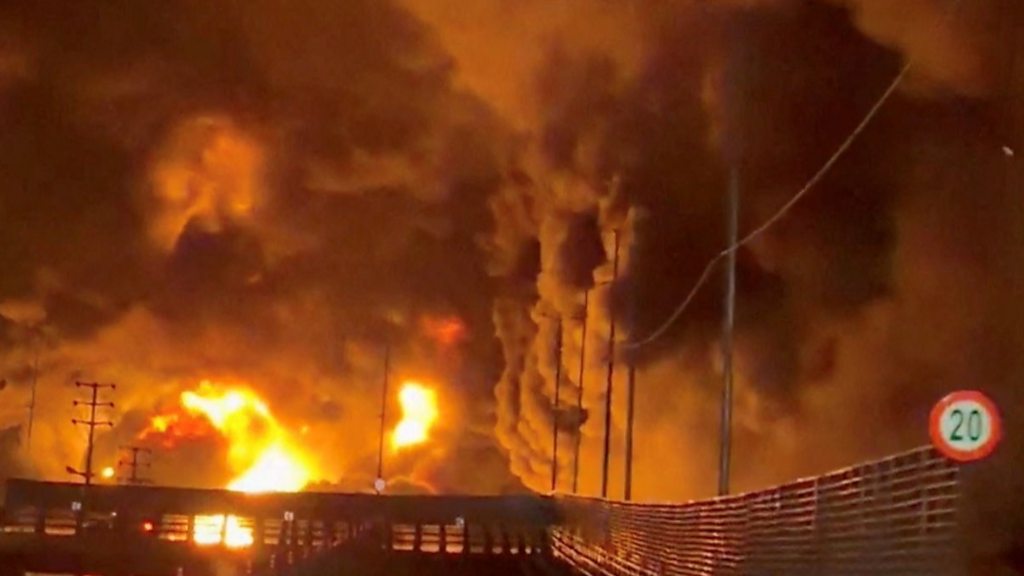 BBC Audio | Global News Podcast | US and Israel hit Iranian oil depot