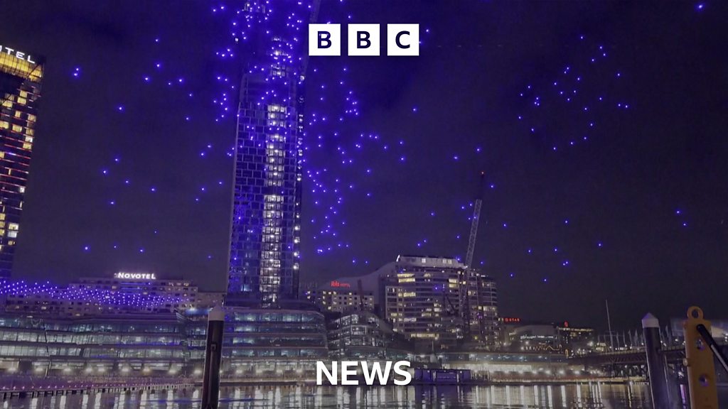 Dozens of drones fall into Sydney harbour after show glitch - BBC Sounds