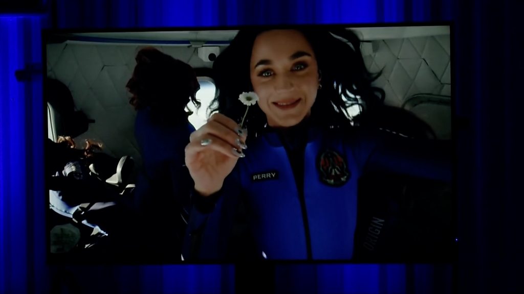 Inside the cabin: Blue Origin crew seen 'floating' in space