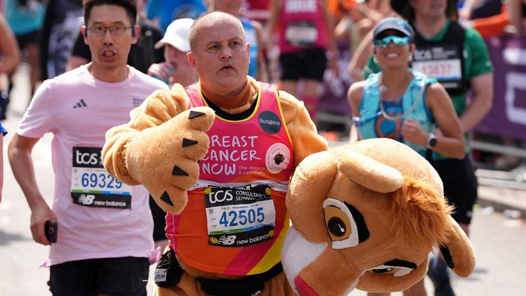 Weird and wacky costumes from this year's London Marathon