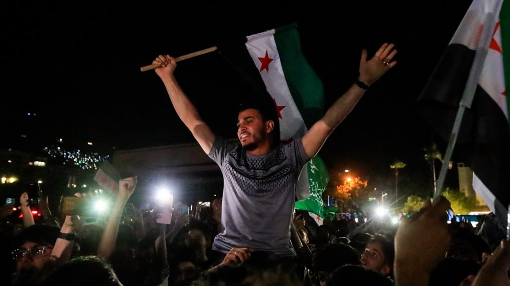 Celebrations on the streets of Syria as US sanctions lifted