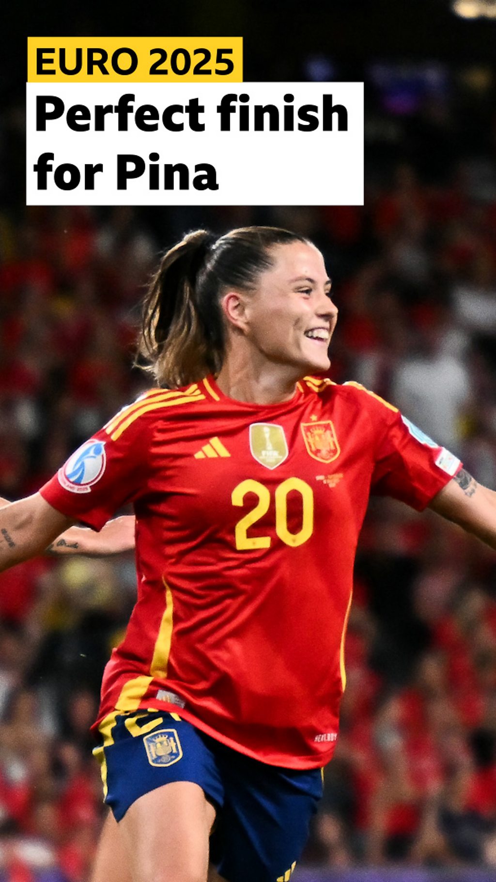 Pina scores Stunner for Spain!