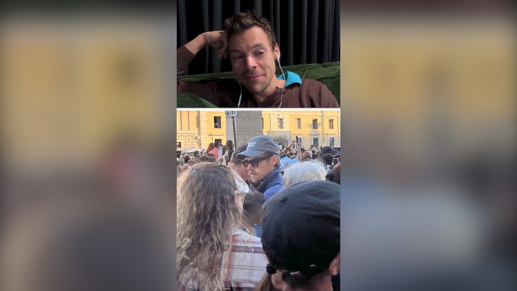 When the Pope interrupted Harry Styles' haircut
