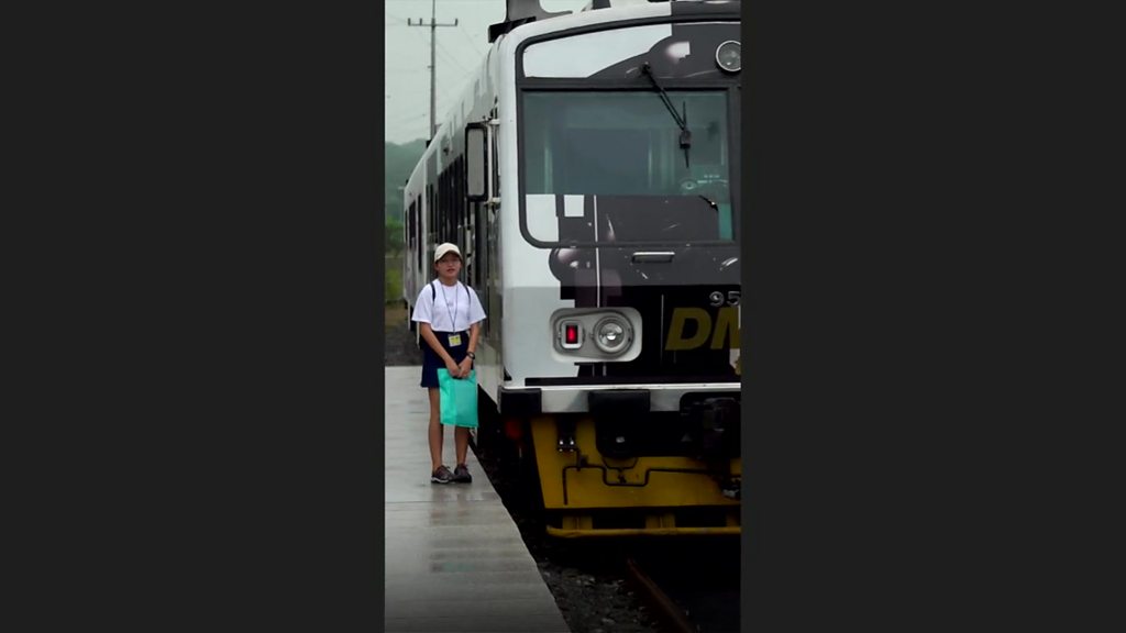 The weirdest train journey on earth - BBC News