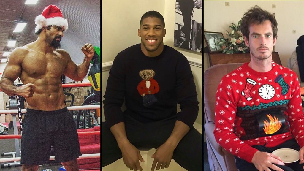 'Tis the season to dress up: how sports stars celebrate Christmas - BBC ...