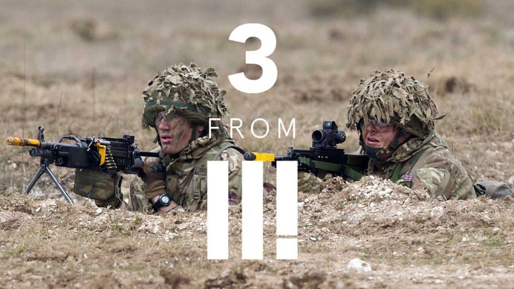 "Get off your phone and join the army" - Thursday's 3 from Three - BBC ...