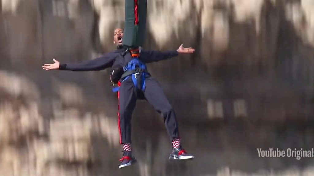 ICYMI: Look who jumped out of a helicopter