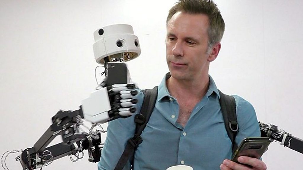 Robot backpack gives a helping hand - BBC News
