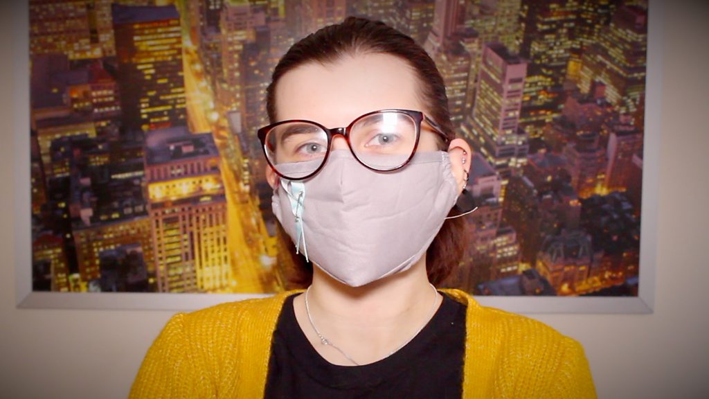 'I wear a mask to prevent cold allergy reaction' - BBC News