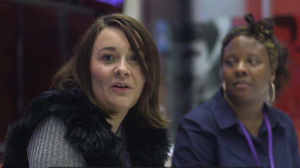Members of the BBC audience 'take over' a BBC News meeting