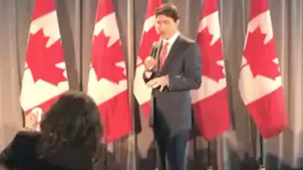 Why Trudeau's sorry for saying thank you