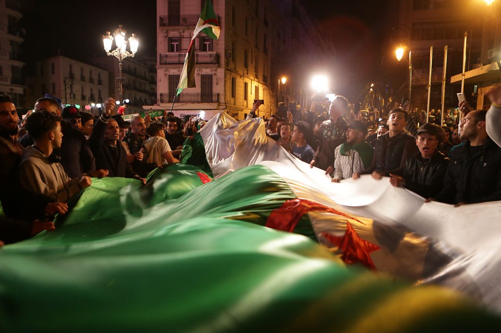 Algeria: From demonstrations to celebrations - BBC News