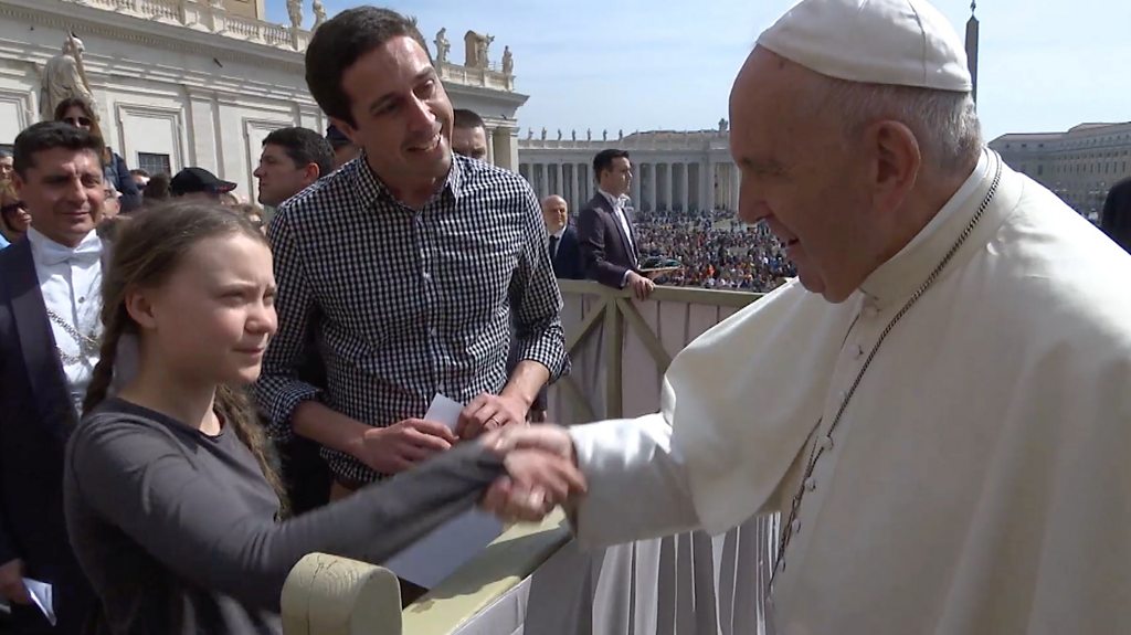 ICYMI: Greta meets Pope, and a poo museum