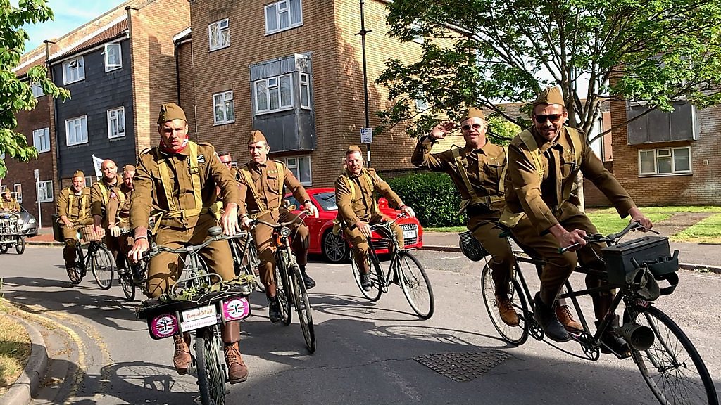 The south coast's 'Home Guard' fighting PTSD in Normandy - BBC News
