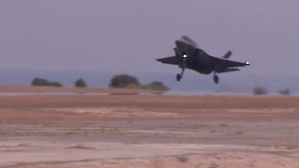 UK's first stealth jets fly