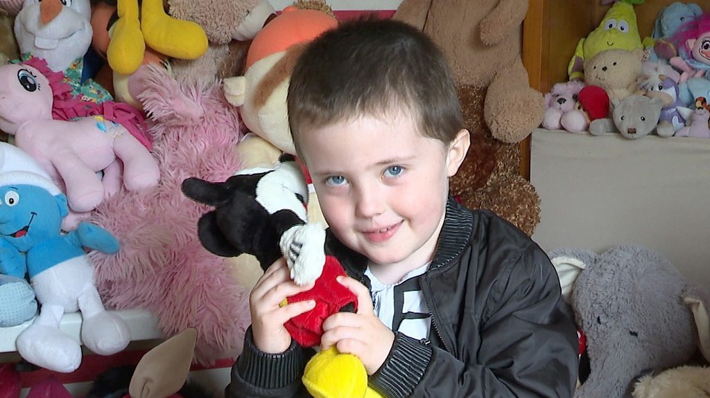 Boy collects almost 1,000 teddies for traumatised children