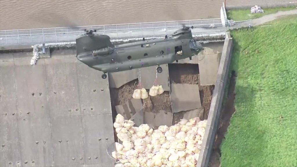 RAF races to save dam