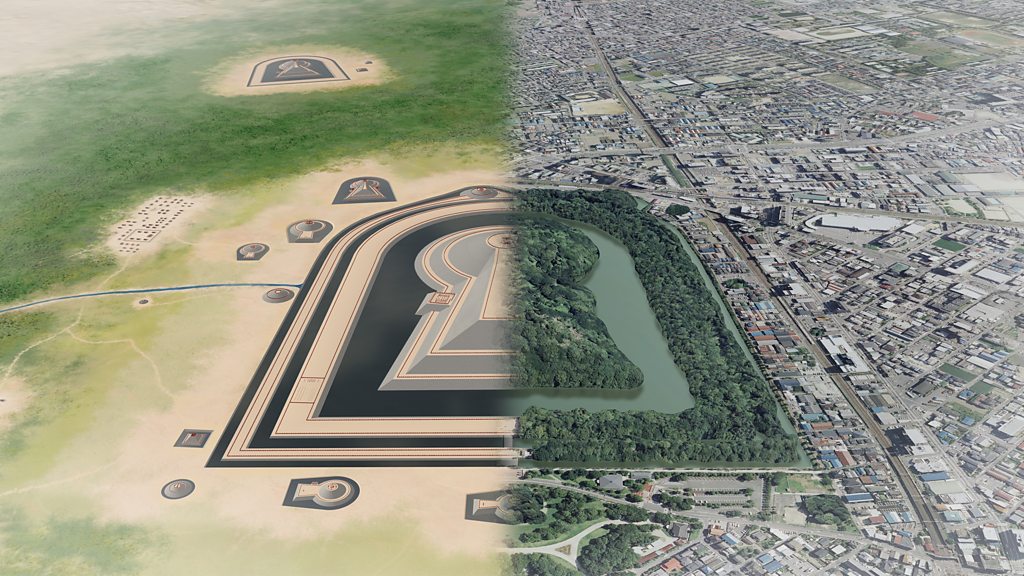 The ancient tombs kept under lock and key