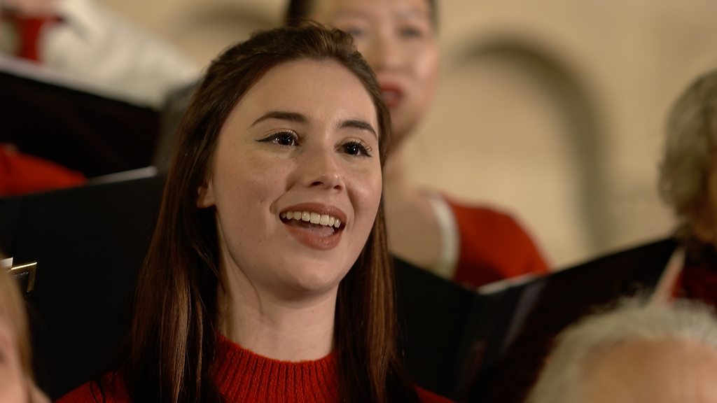 Trump impeachment inquiry sung by a Christmas choir